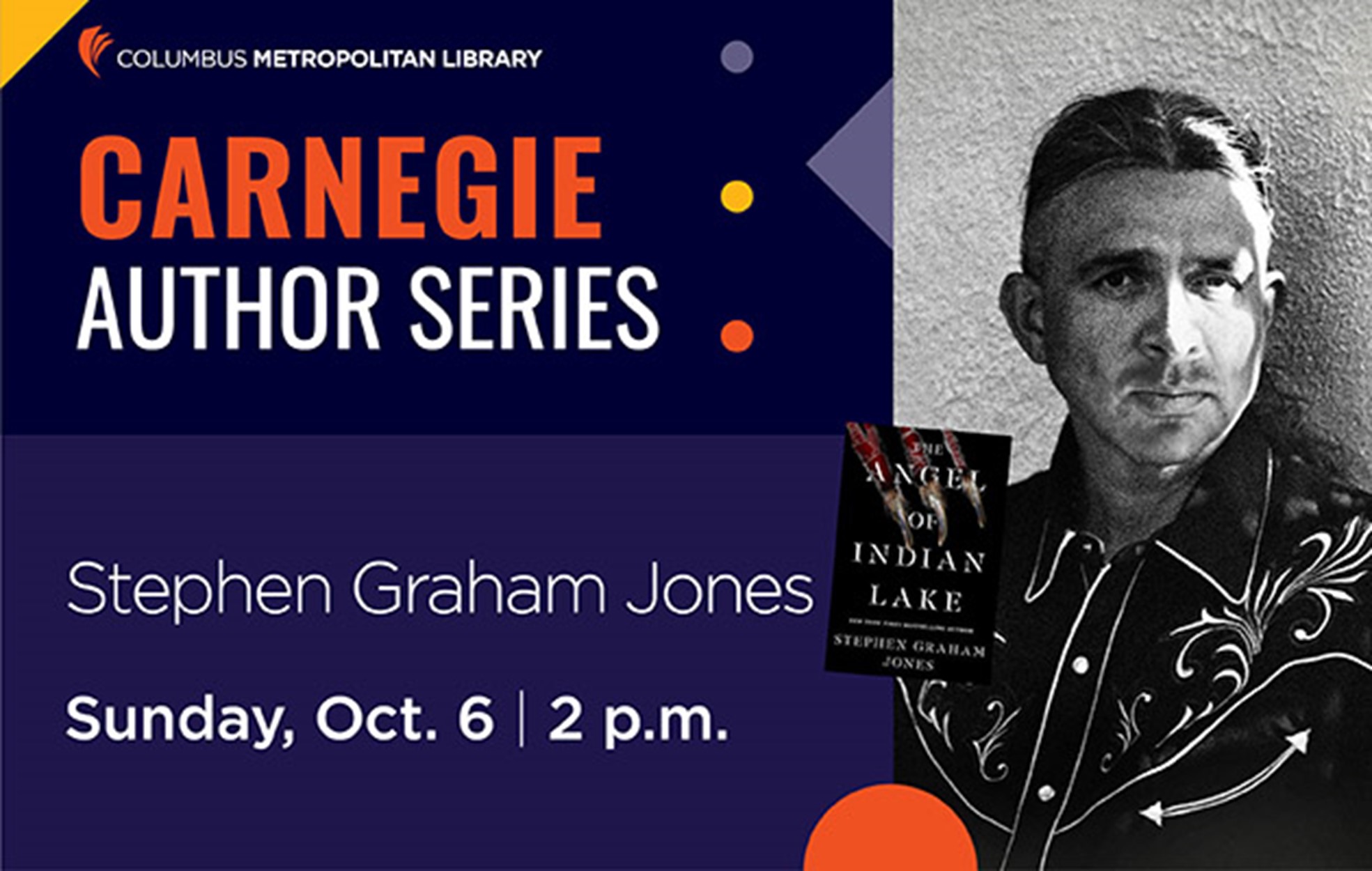 Library continues its 2024 Carnegie Author Series with Stephen Graham ...